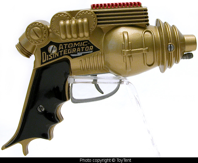 Special Gold finish custom detailed Hubley Atomic Disintegrator