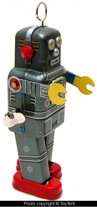 Mechanical Walking Space Man Robot with TrueReplica Box