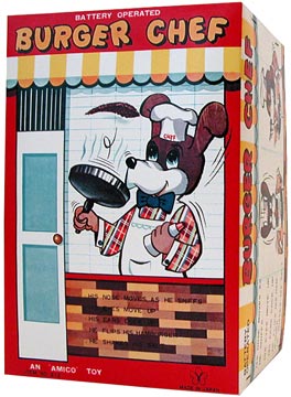 TrueReplica Box for the Burger Chef Dog - Yonezawa / Amico